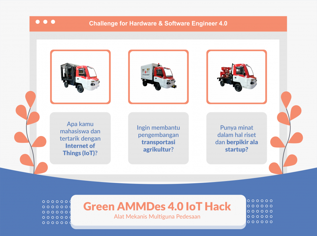 Pendaftaran Green AMMDes 4.0 IoT Hack – INNOVATIVE