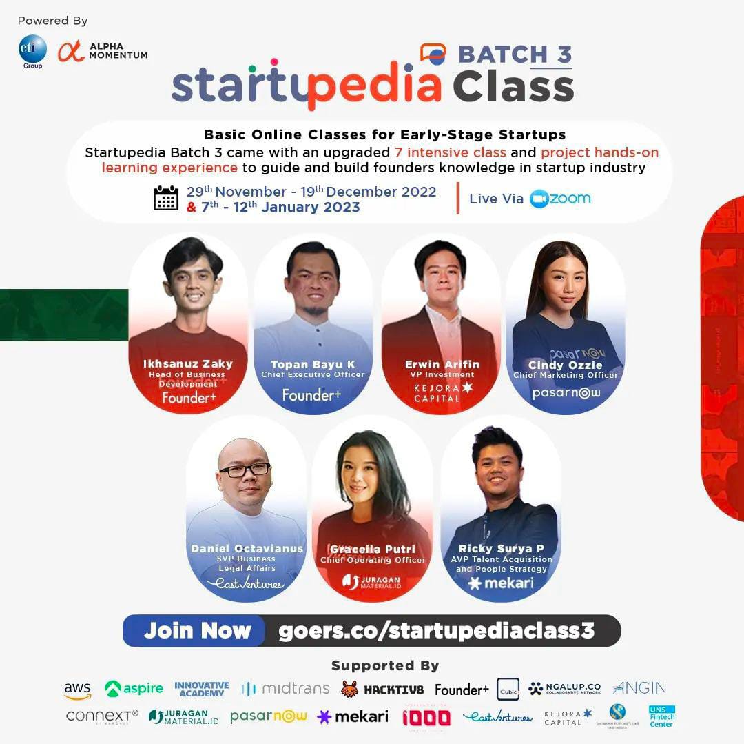 Startupedia Class – INNOVATIVE